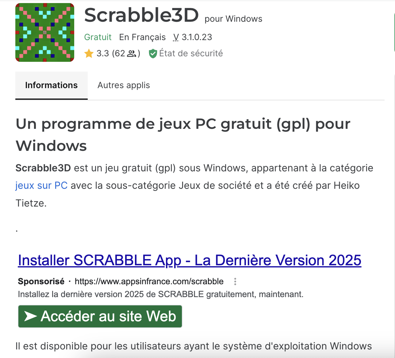 Jeu de Scrabble gratuit contre l'ordinateur : Notre comparatif et les ...